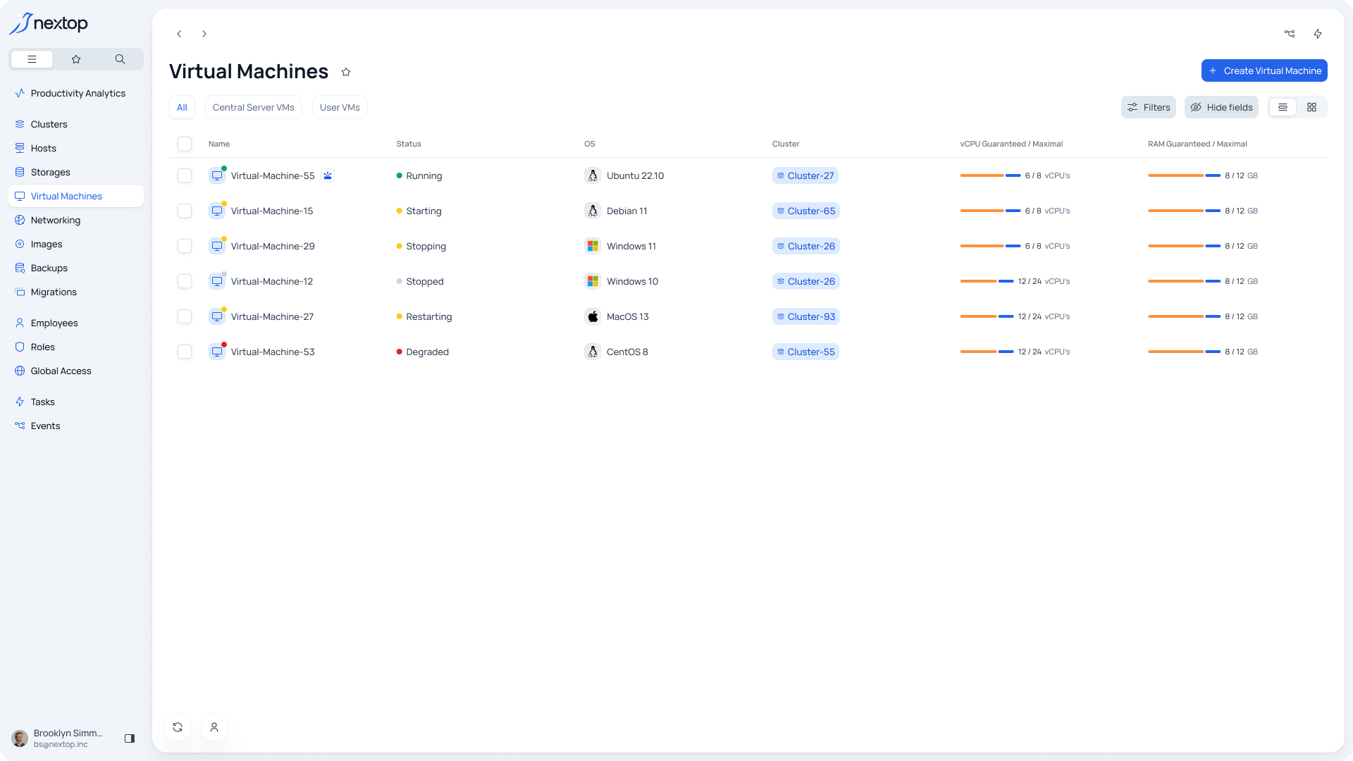 Virtual Machines Administration Guide